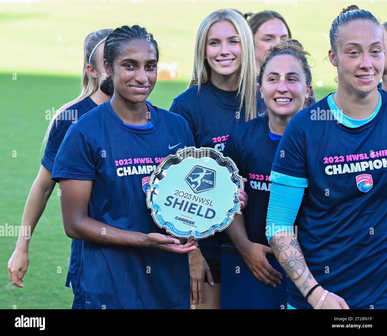 San Diego, USA. 15th Oct, 2023. October 15, 2023: San Diego Wave FC ...