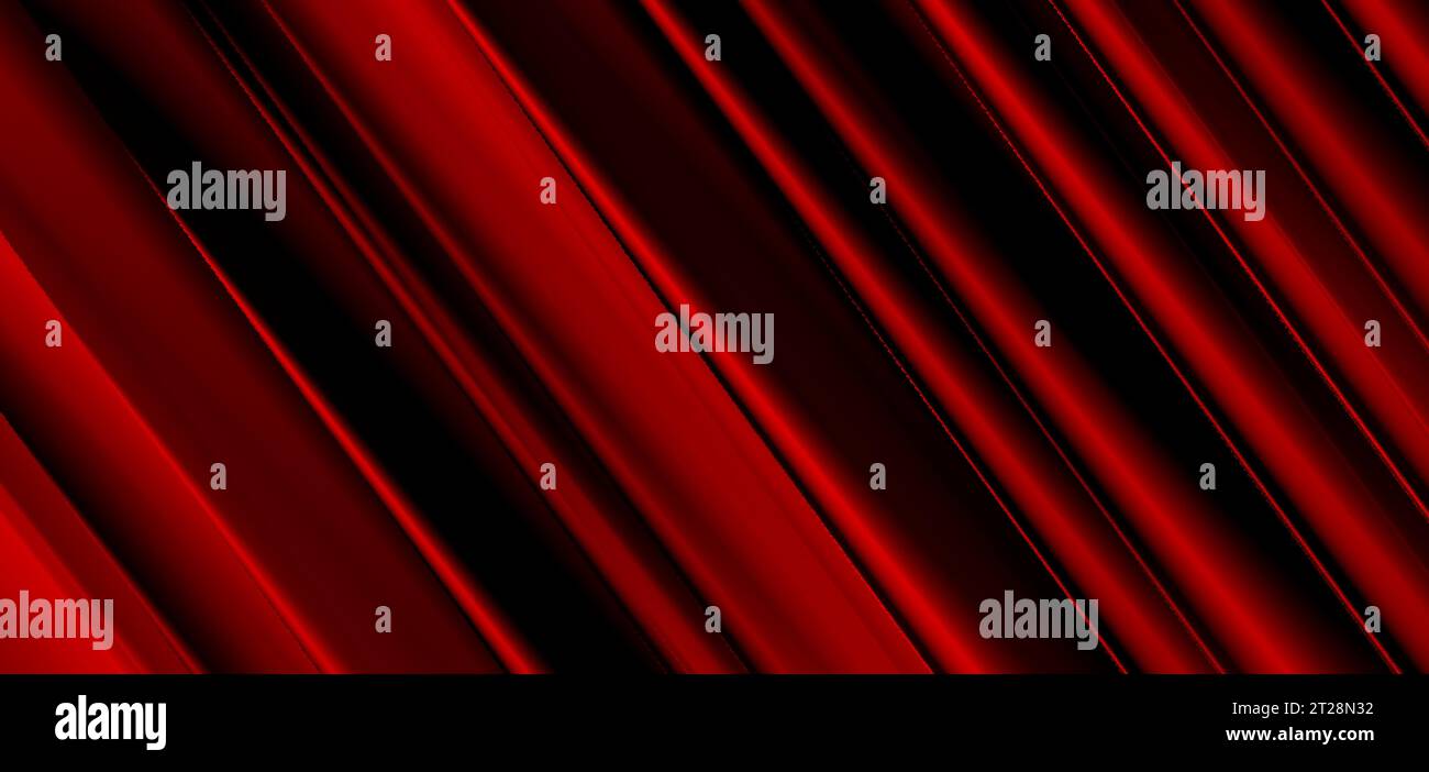 Dark red smooth stripes abstract tech background. Modern glossy vector ...