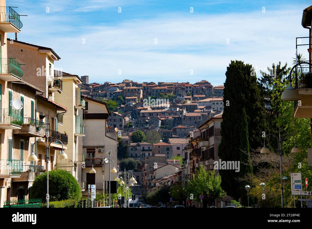 Town of Segni - Italy Stock Photo - Alamy