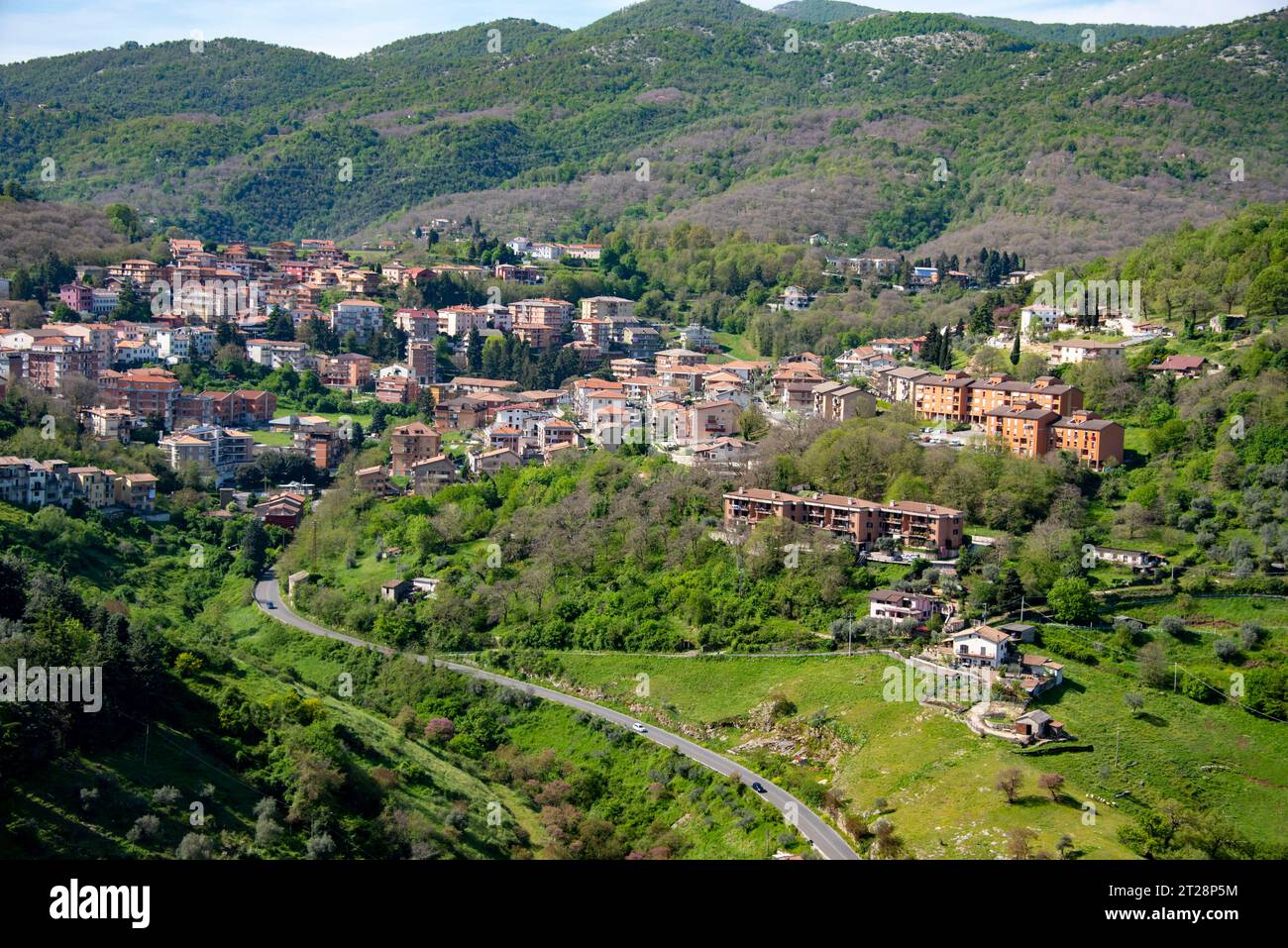 Town of Segni - Italy Stock Photo - Alamy
