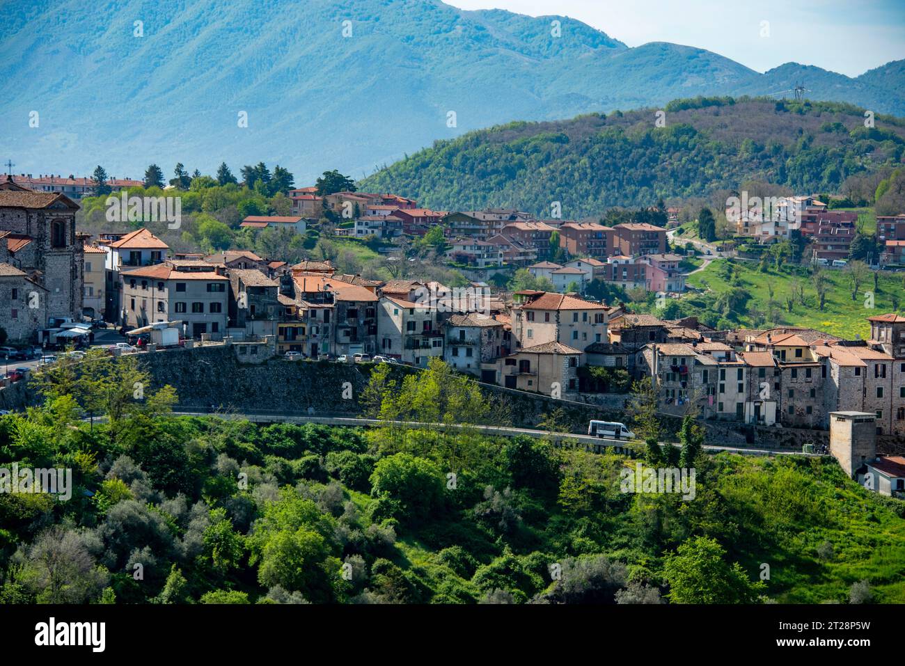 Town of Segni - Italy Stock Photo - Alamy