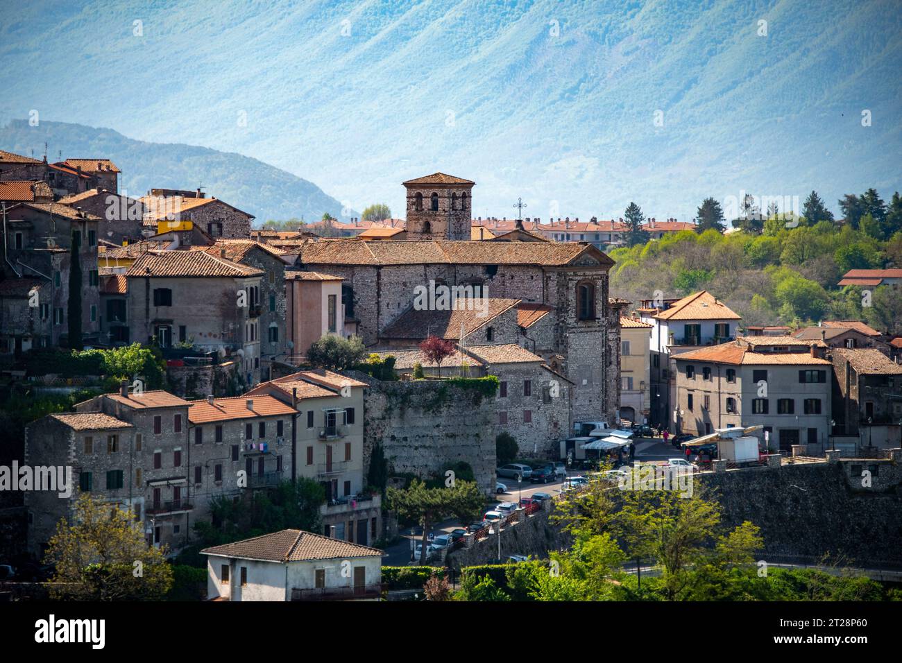 Town of Segni - Italy Stock Photo - Alamy