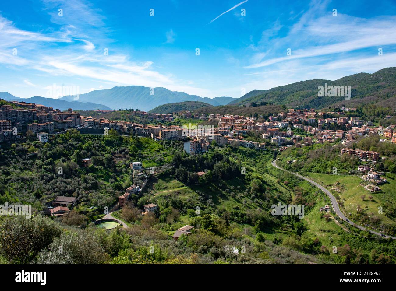 Town of Segni - Italy Stock Photo - Alamy