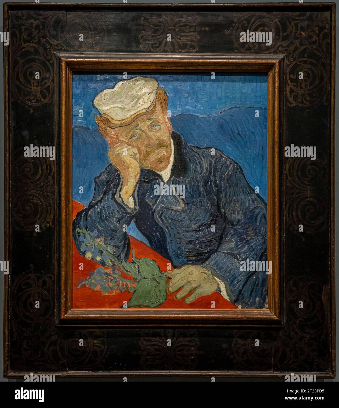 Paris, France - 10 08 2023: Orsay Museum. Doctor Paul Gachet painted by ...