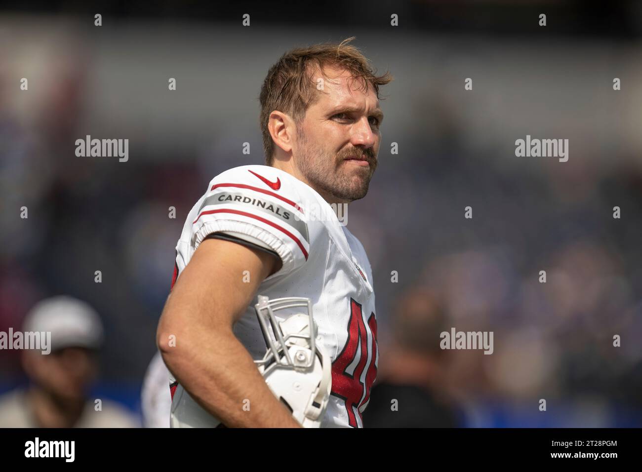 Arizona Cardinals long snapper Aaron Brewer (46) before an NFL football ...