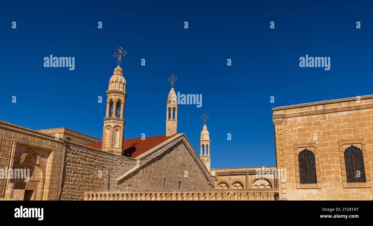 Architectural details of Mor Gabriel Deyrulumur Monastry. It is the ...
