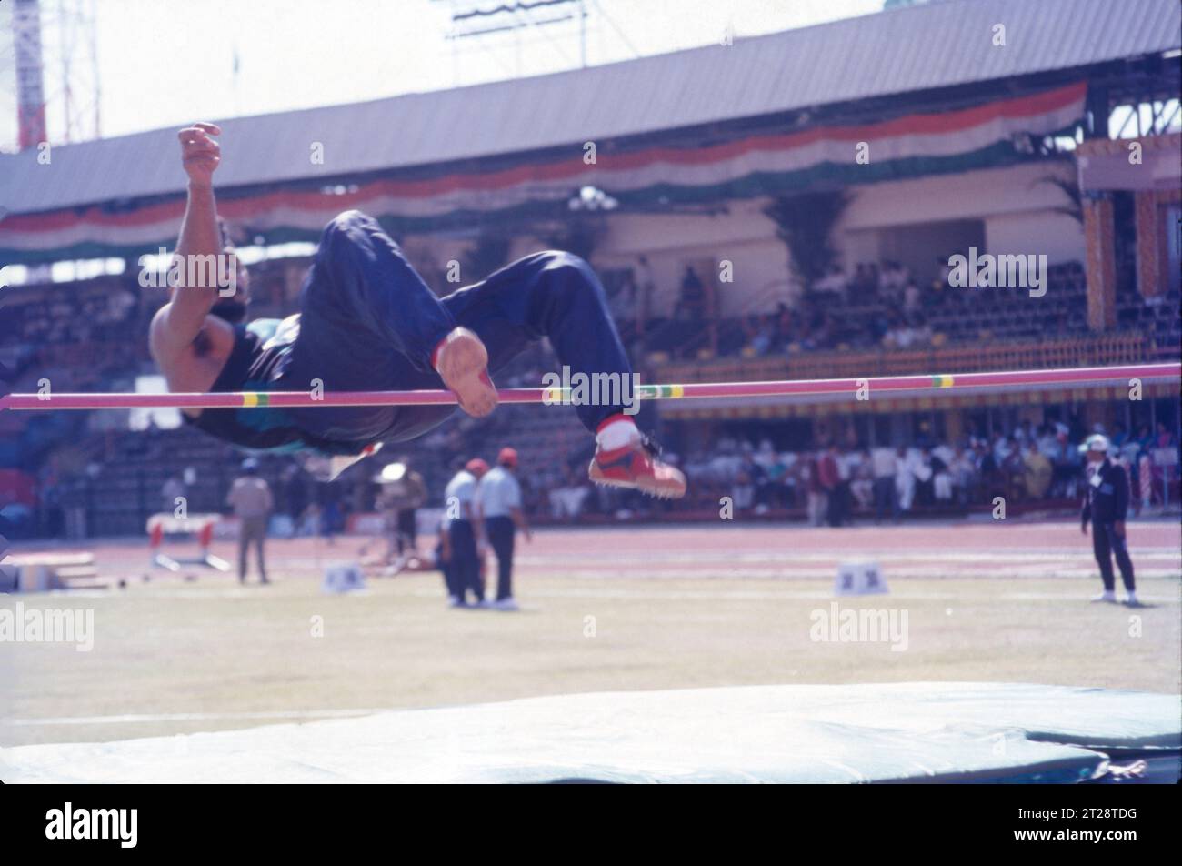 The high jump is a track and field event in which competitors must jump ...