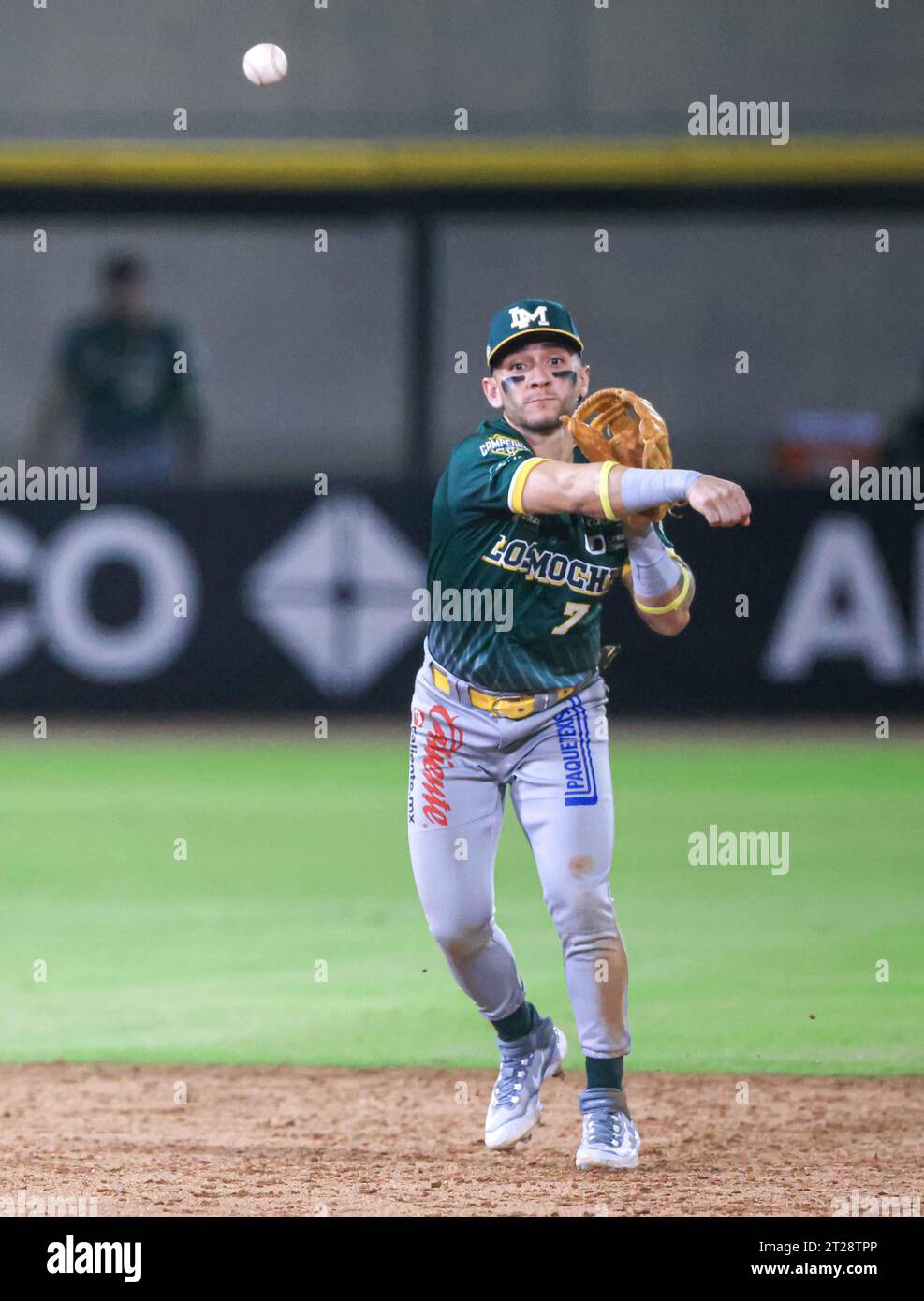 HERMOSILLO, MEXICO OCTOBER 17: Marco Jaime de los Cañeros makes a throw ...