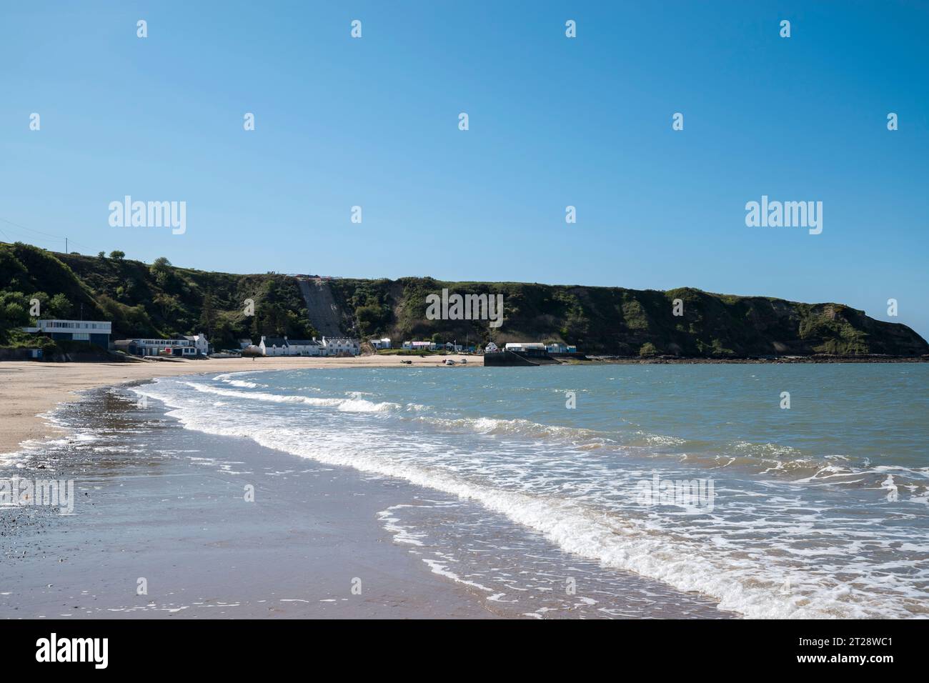Porth Nefyn beach on the Lleyn Peninsula North Wales coast Gwynedd ...