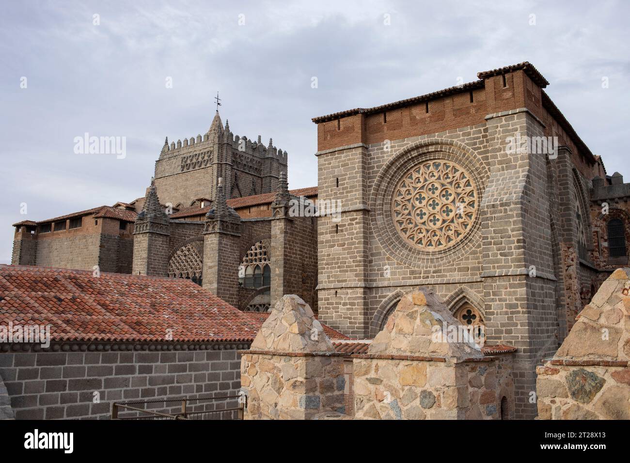 The medieval walled city of Avila, Spain Stock Photo - Alamy