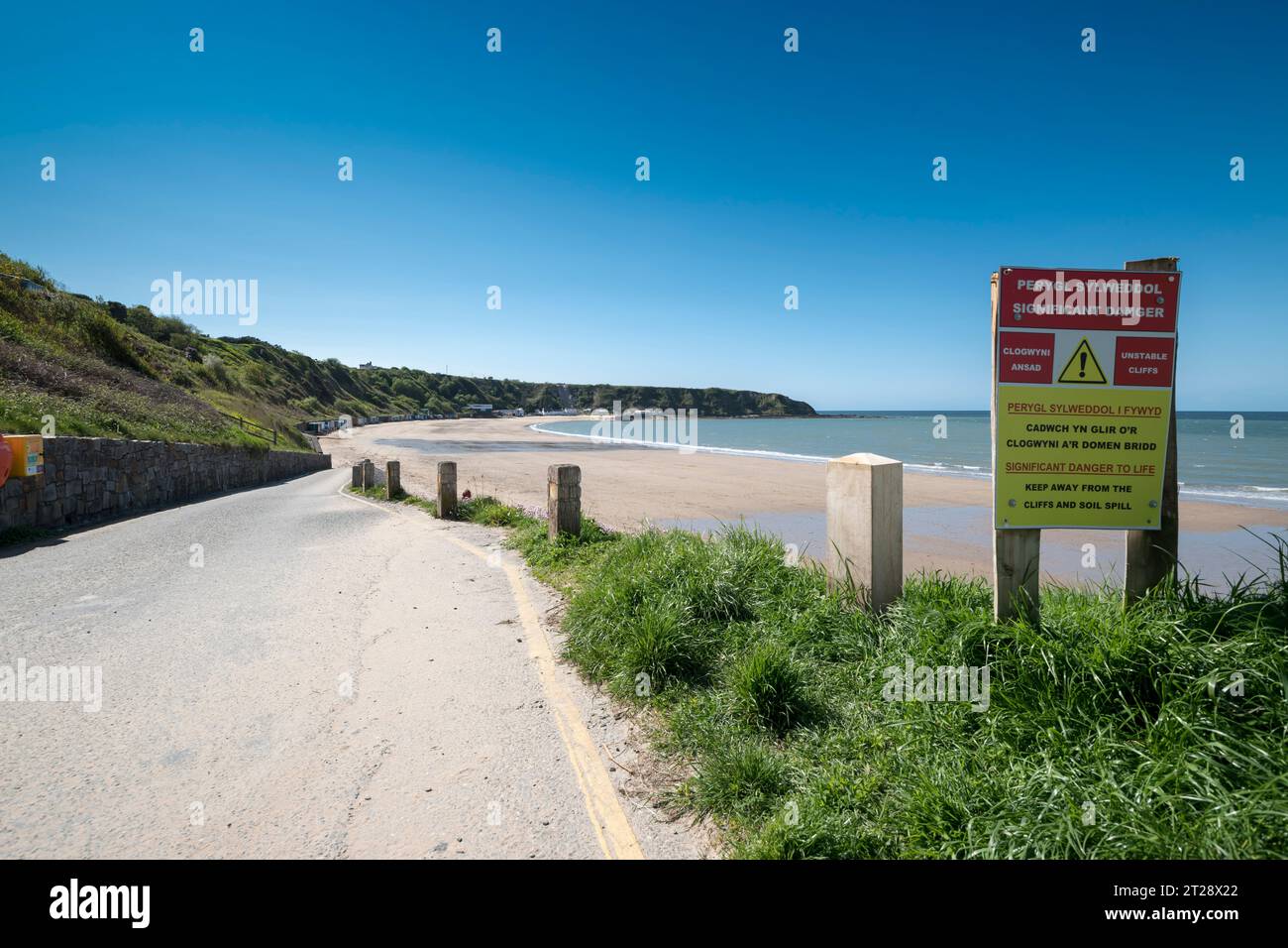 Porth Nefyn beach on the Lleyn Peninsula North Wales coast Gwynedd ...