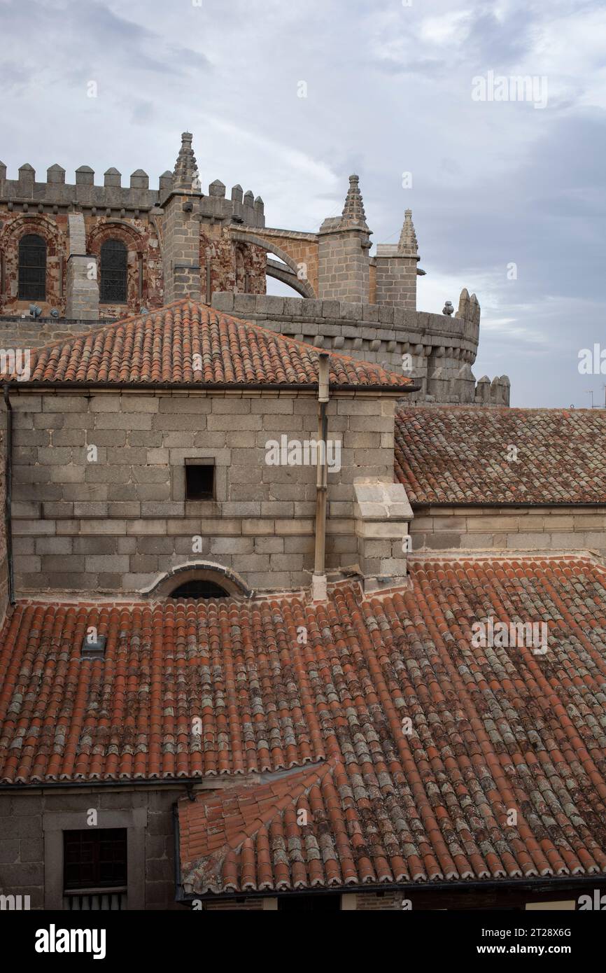 The medieval walled city of Avila, Spain Stock Photo - Alamy