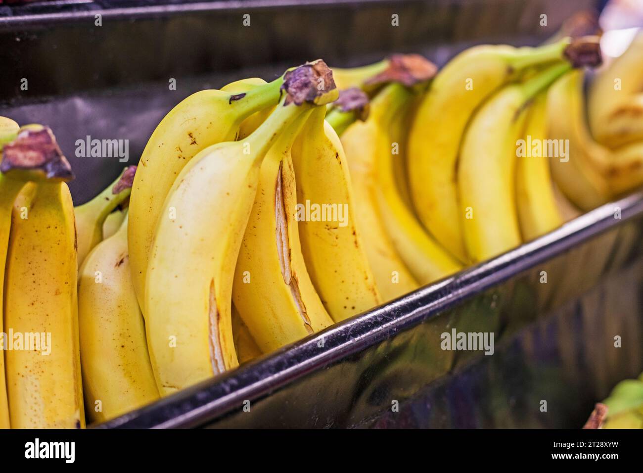 Banana section supermarket hi-res stock photography and images - Alamy