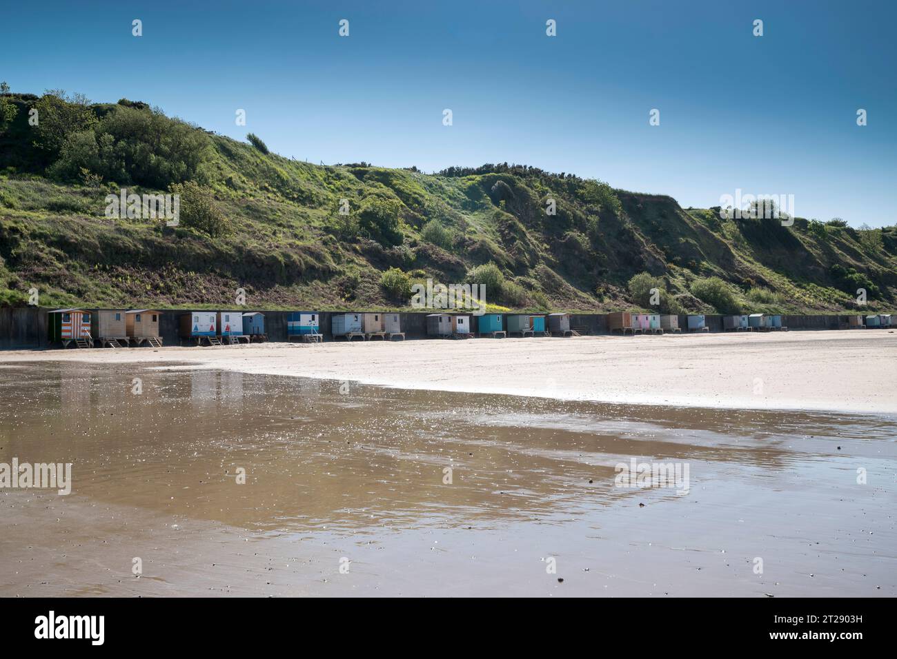 Porth Nefyn beach on the Lleyn Peninsula North Wales coast Gwynedd ...