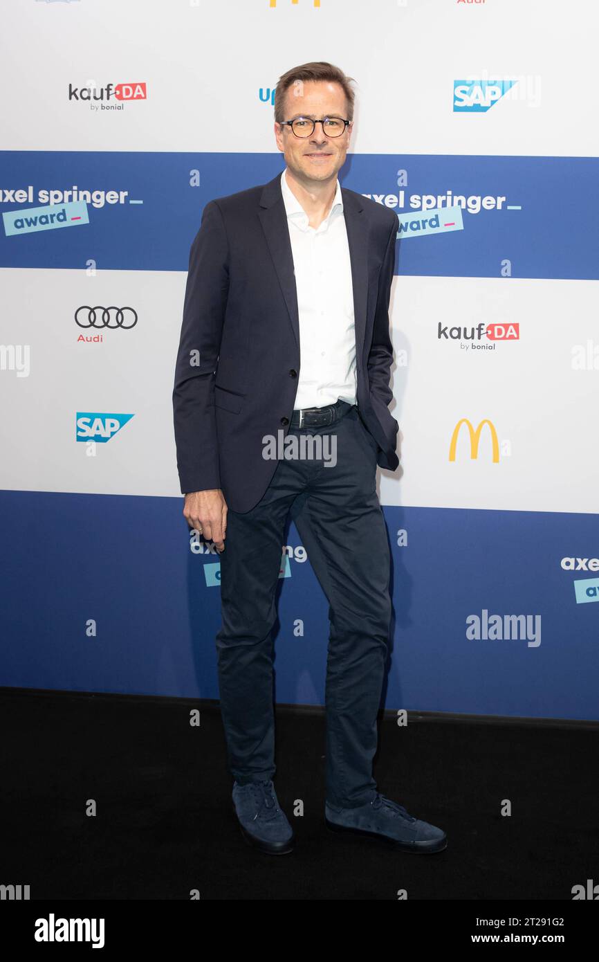 Axel Springer Award 2023 Philipp Justus beim Axel Springer Award 2023 ...
