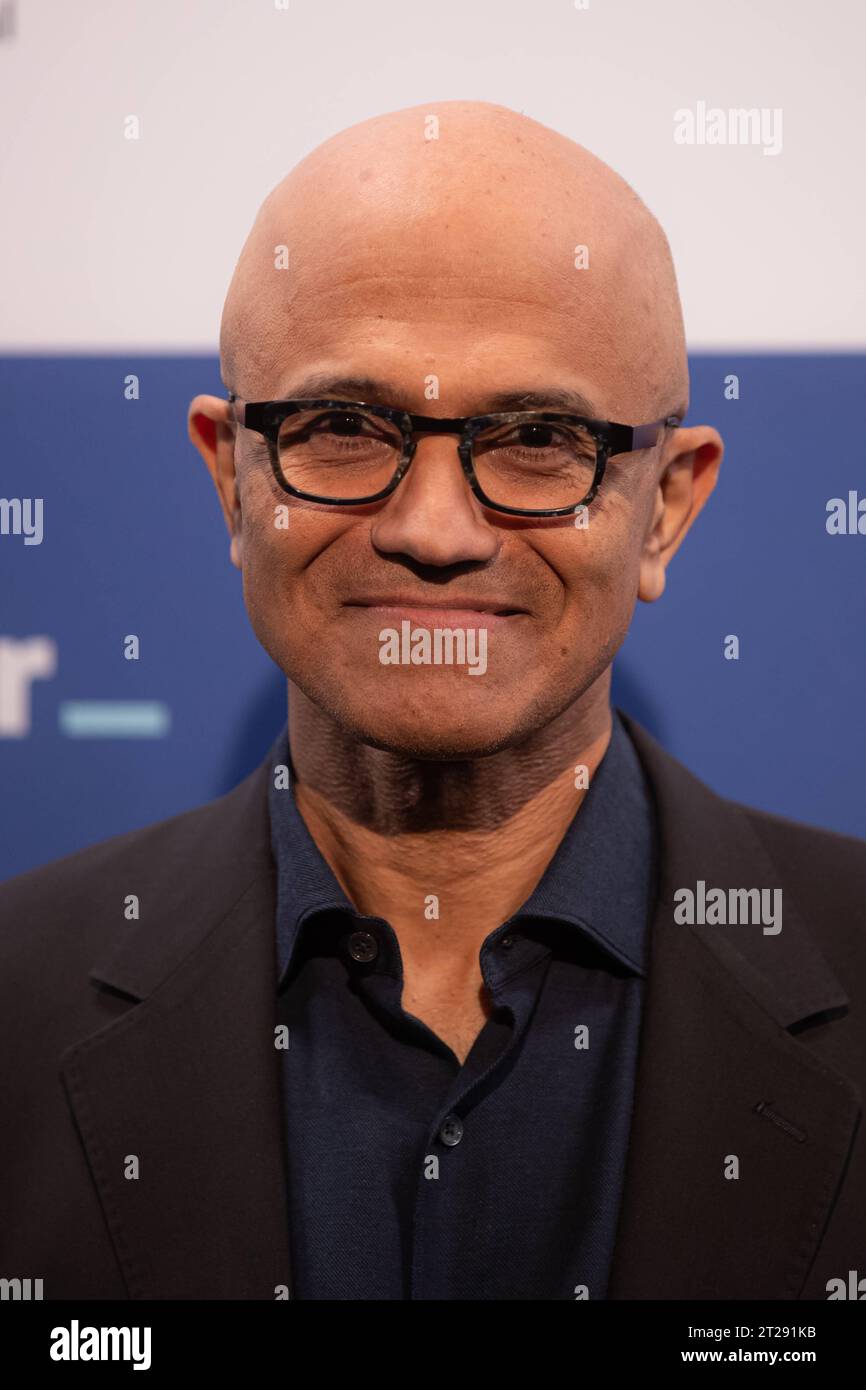 Axel Springer Award 2023 Satya Nadella beim Axel Springer Award 2023 im ...