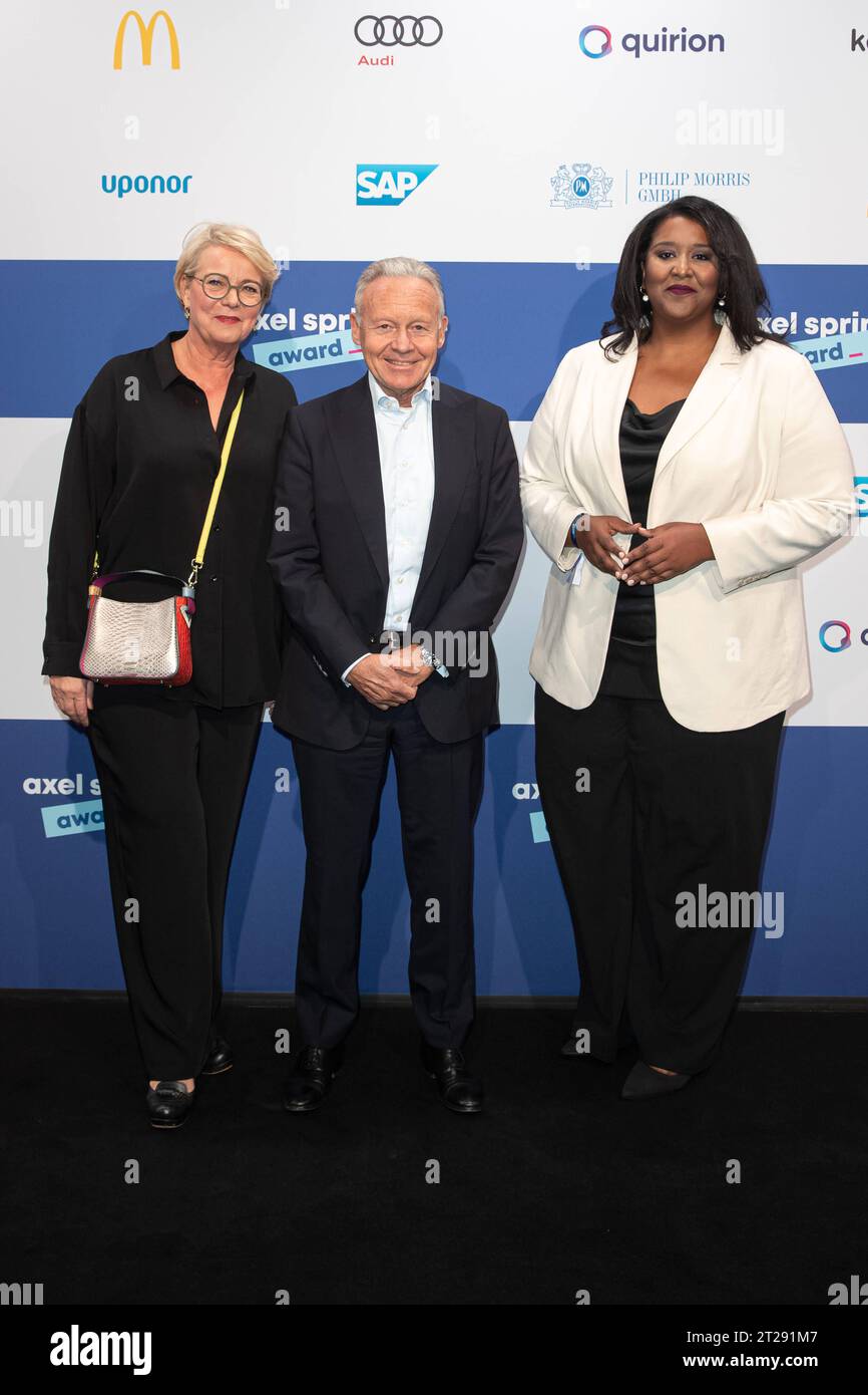 Axel Springer Award 2023 Marion Horn, Ralph Büchi und Niddal Salah ...