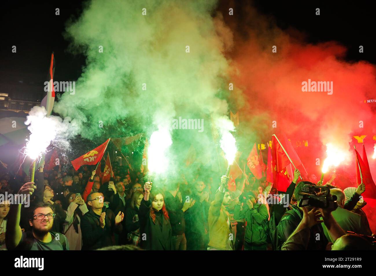 Istanbul, Istanbul, Turkey. 17th Oct, 2023. The Turkish Communist Party ...