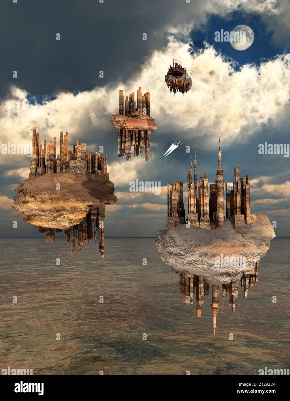 Cities In The Sky Stock Photo - Alamy