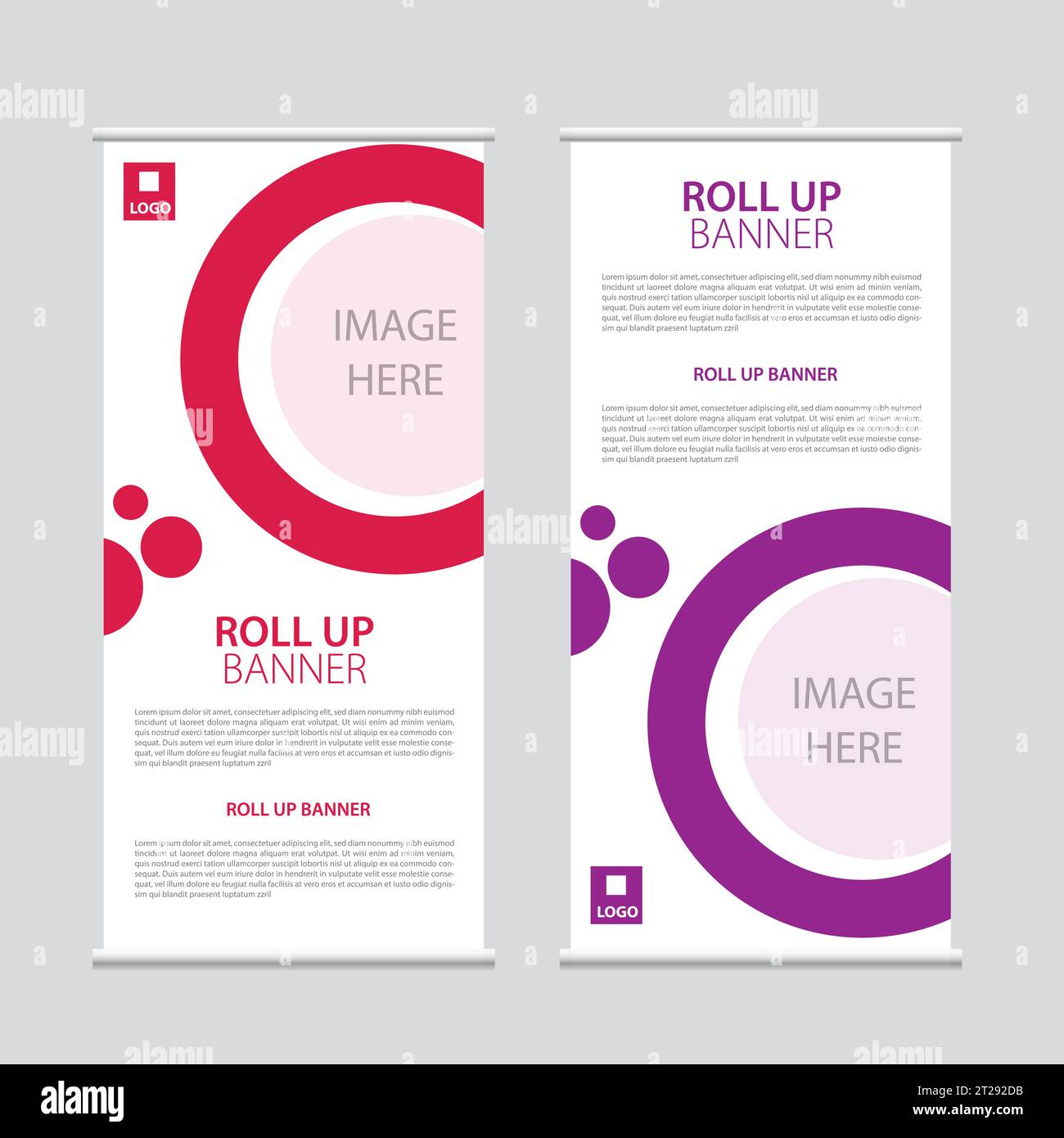 Roll up banner vertical template design, for brochure, business, flyer ...