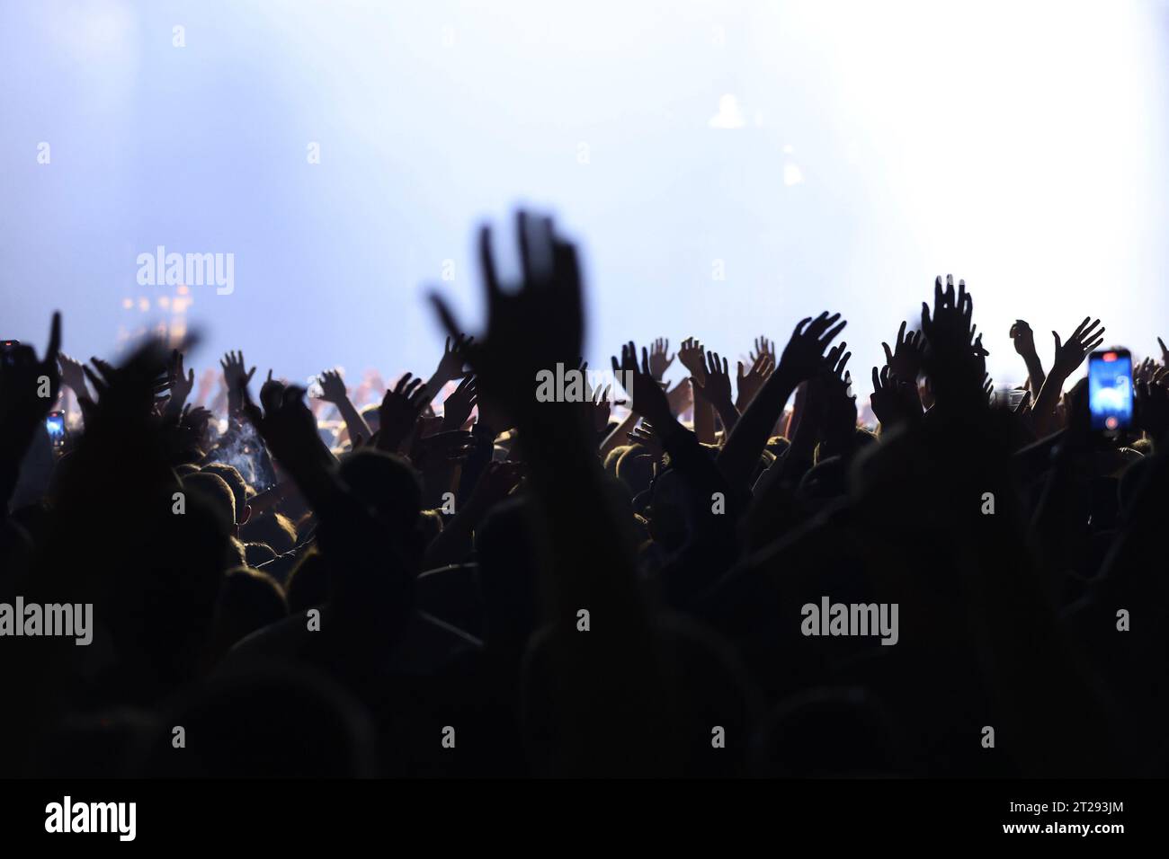 Zagreb, Croatia. 03rd Oct, 2023. Fans attend 50 Cent The Final Lap Tour ...