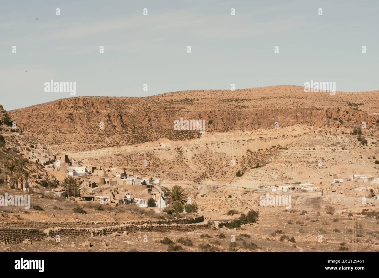 Desert Mountain Village Stock Photo - Alamy