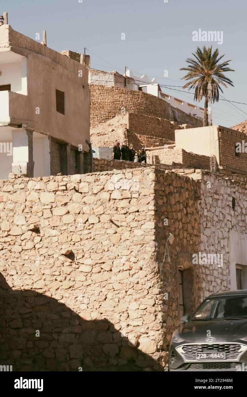 Desert Mountain Village Roads Stock Photo - Alamy