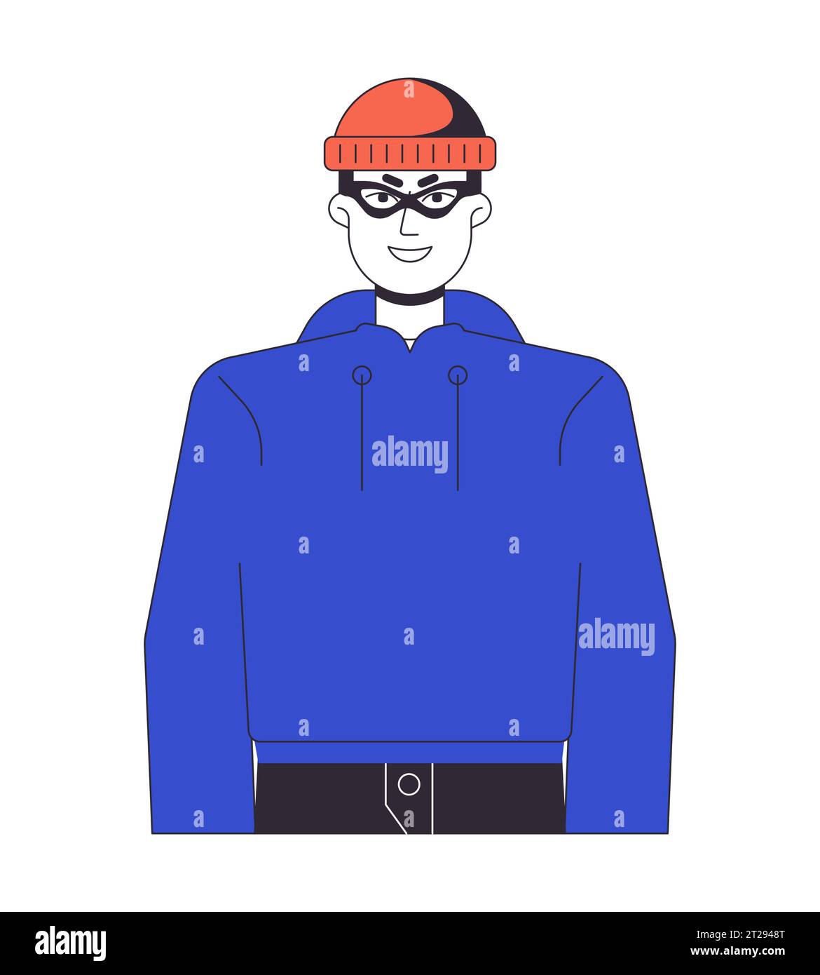 Hidden face hoodie Stock Vector Images - Alamy