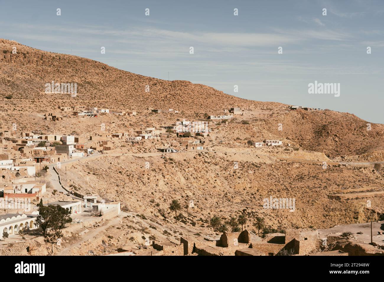 Desert Mountain Village Stock Photo - Alamy