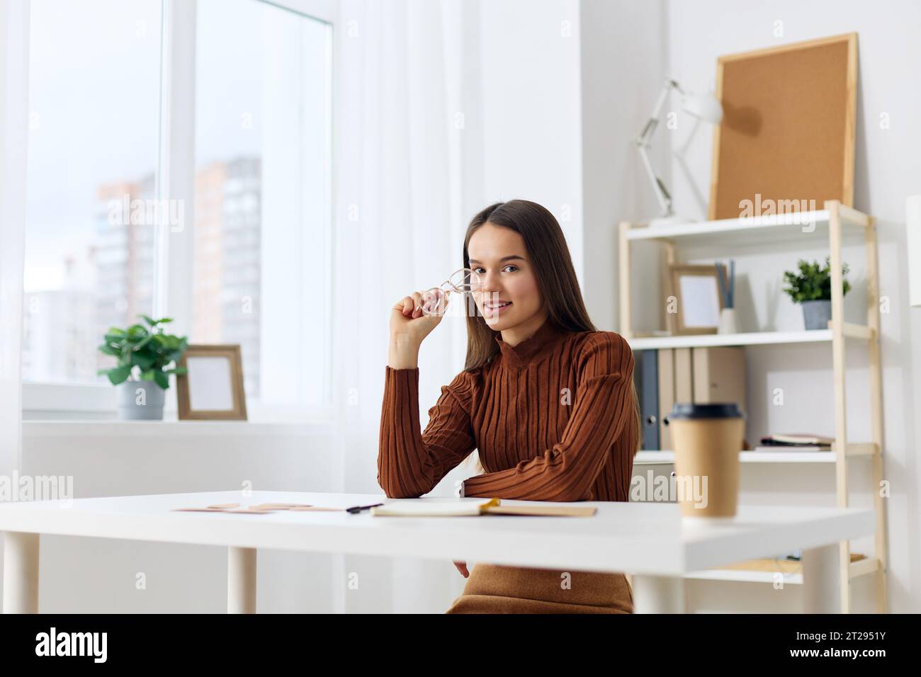 student girl teenager schoolgirl exam education notebook preparation ...