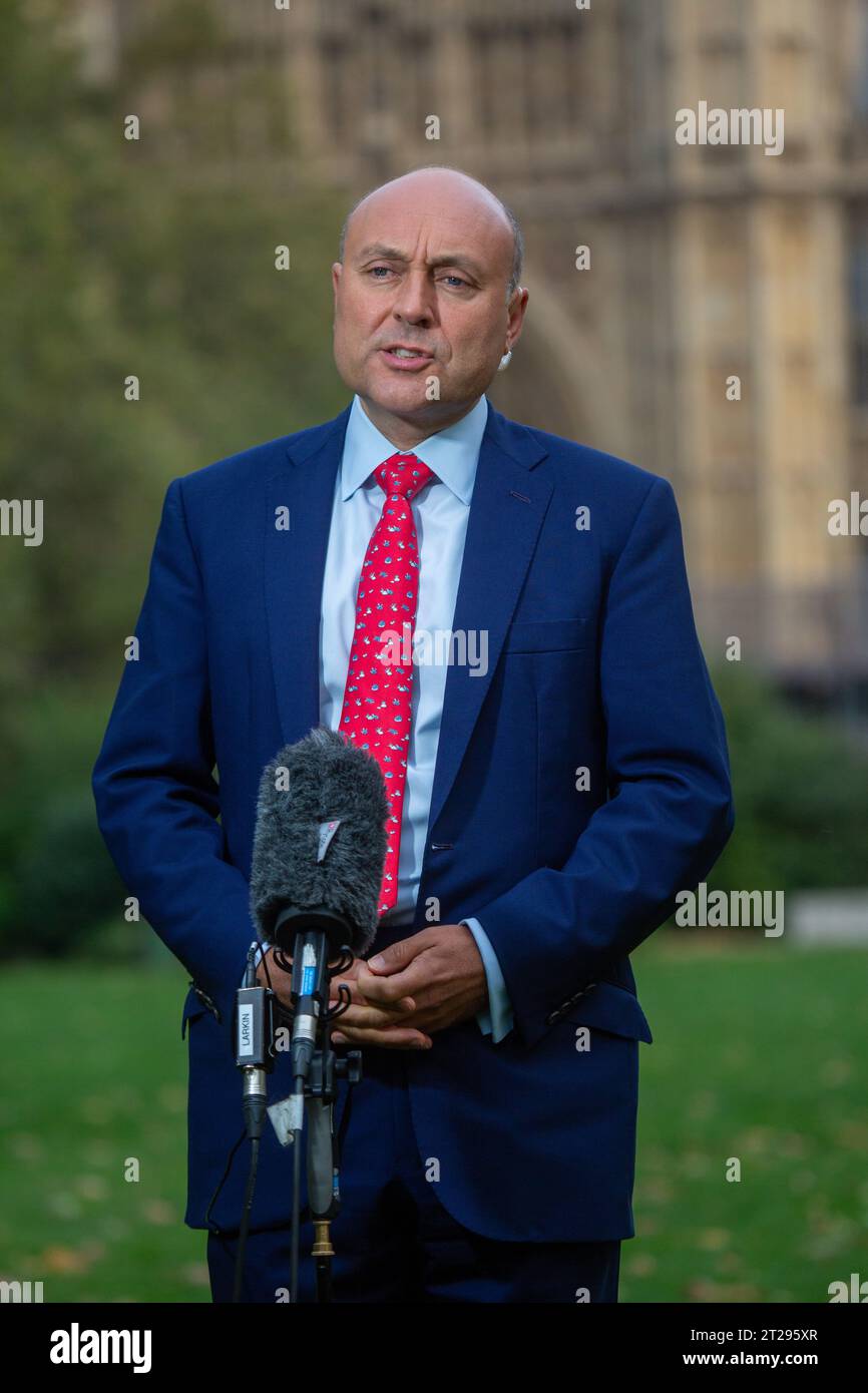 London, England, UK. 18th Oct, 2023. Economic Secretary to the Treasury ...