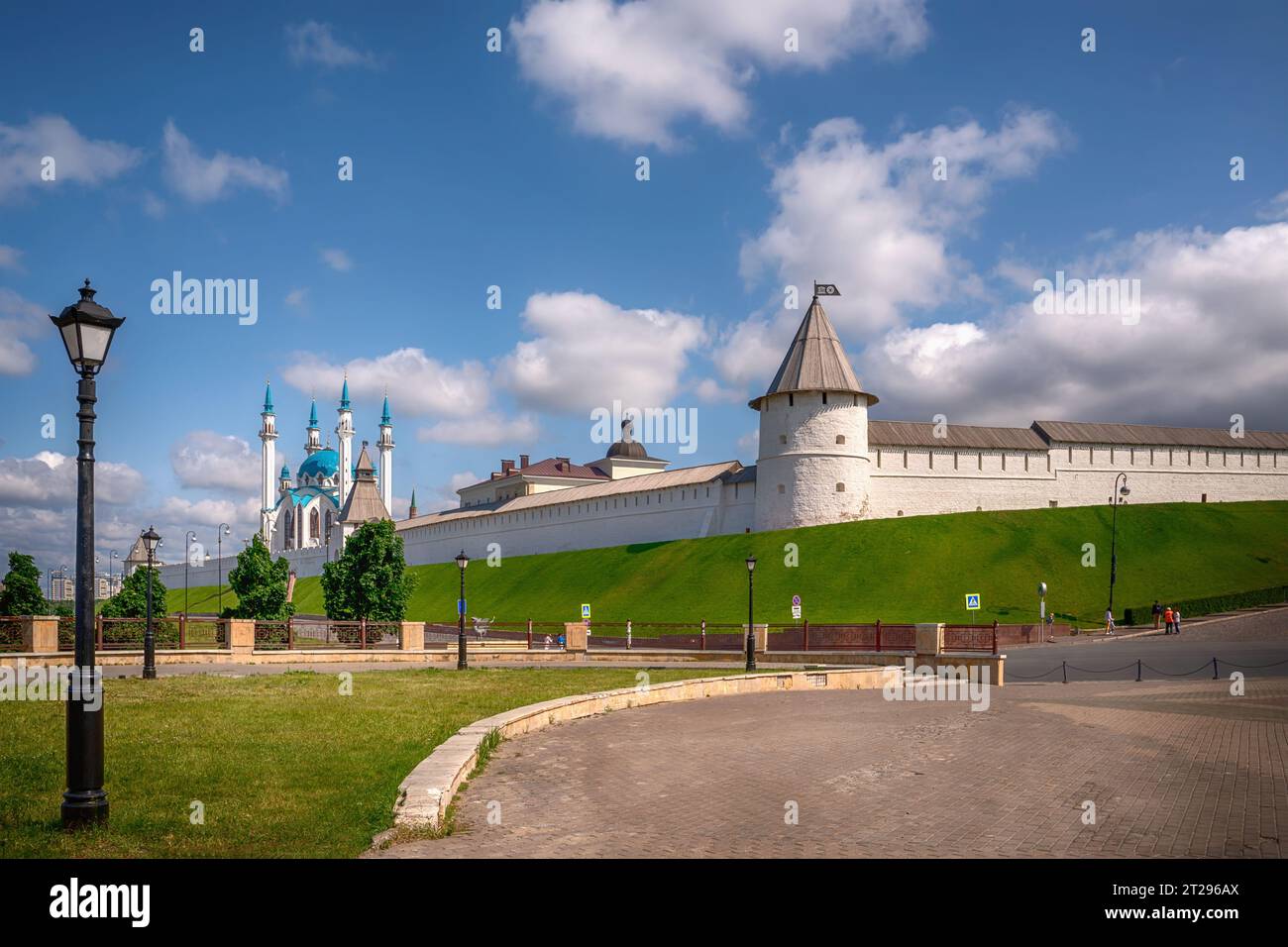 KAZAN, RUSSIA - JUNE 1, 2023: The Spasskaya and South-Western Towers of ...