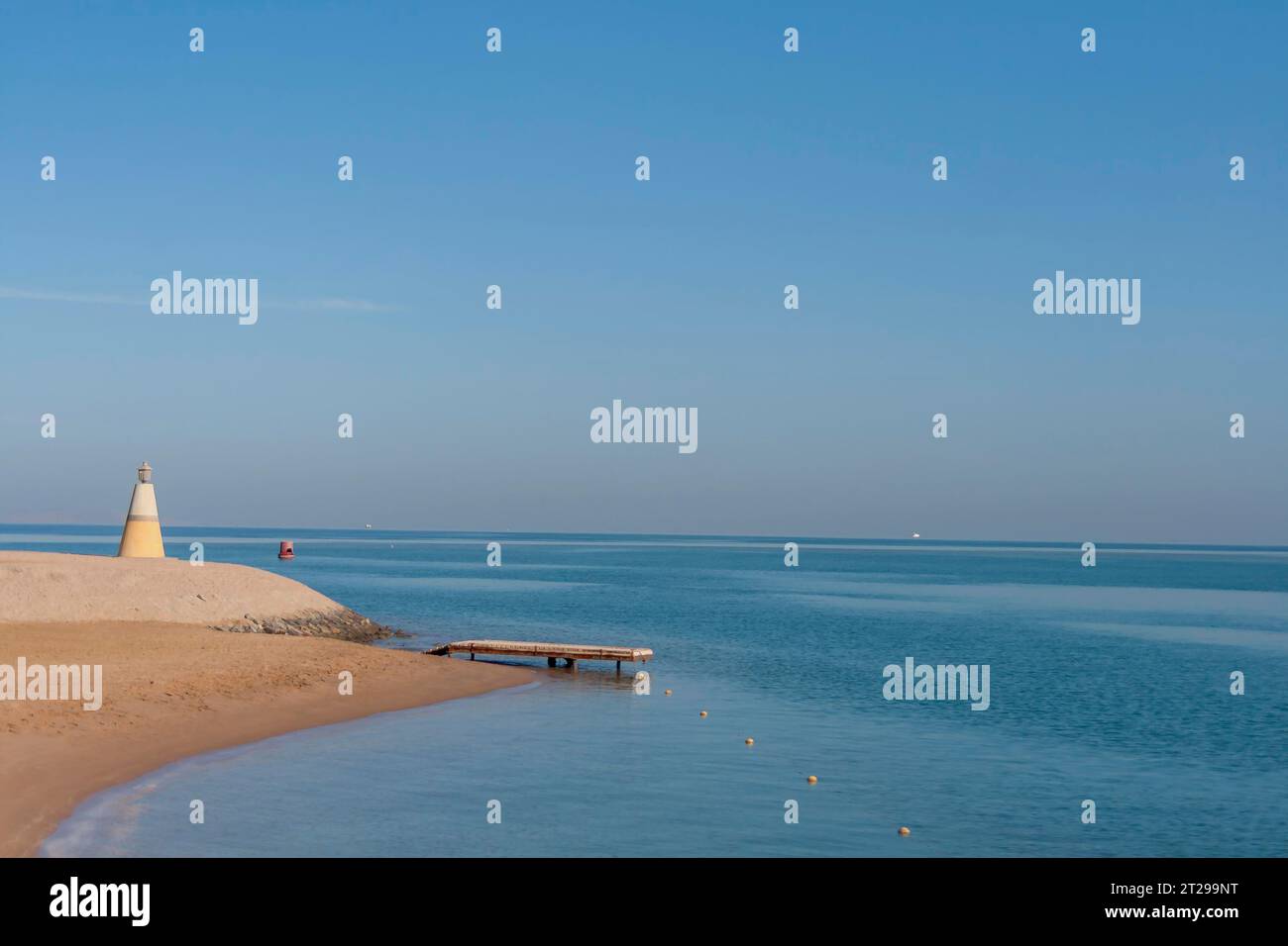 Small jetty, Red Sea near El Gouna, El Guna, Egypt Stock Photo - Alamy