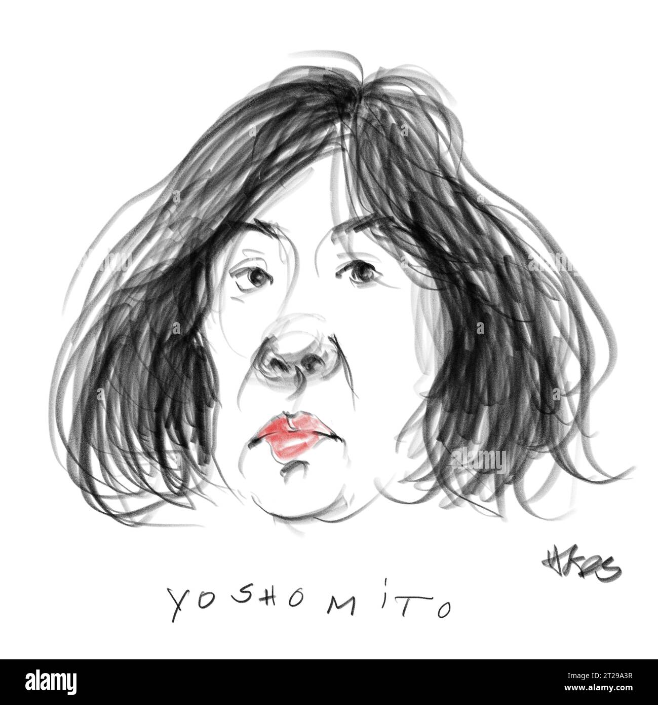 Banana yoshimoto sketch hi-res stock photography and images - Alamy