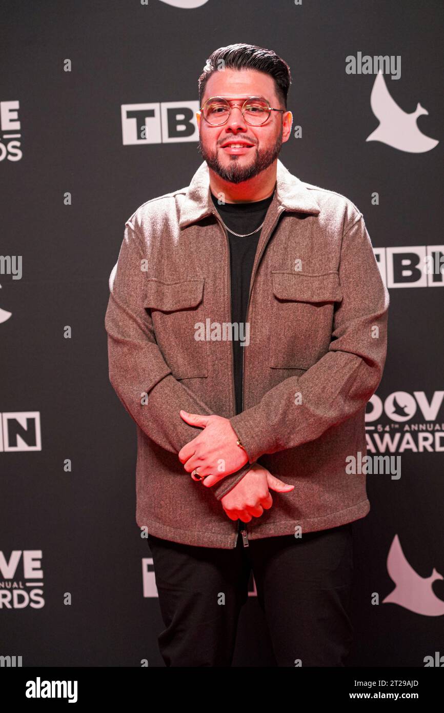 Nashville, Tennessee, USA, October 17, 2023. Samuel Ash On the red ...