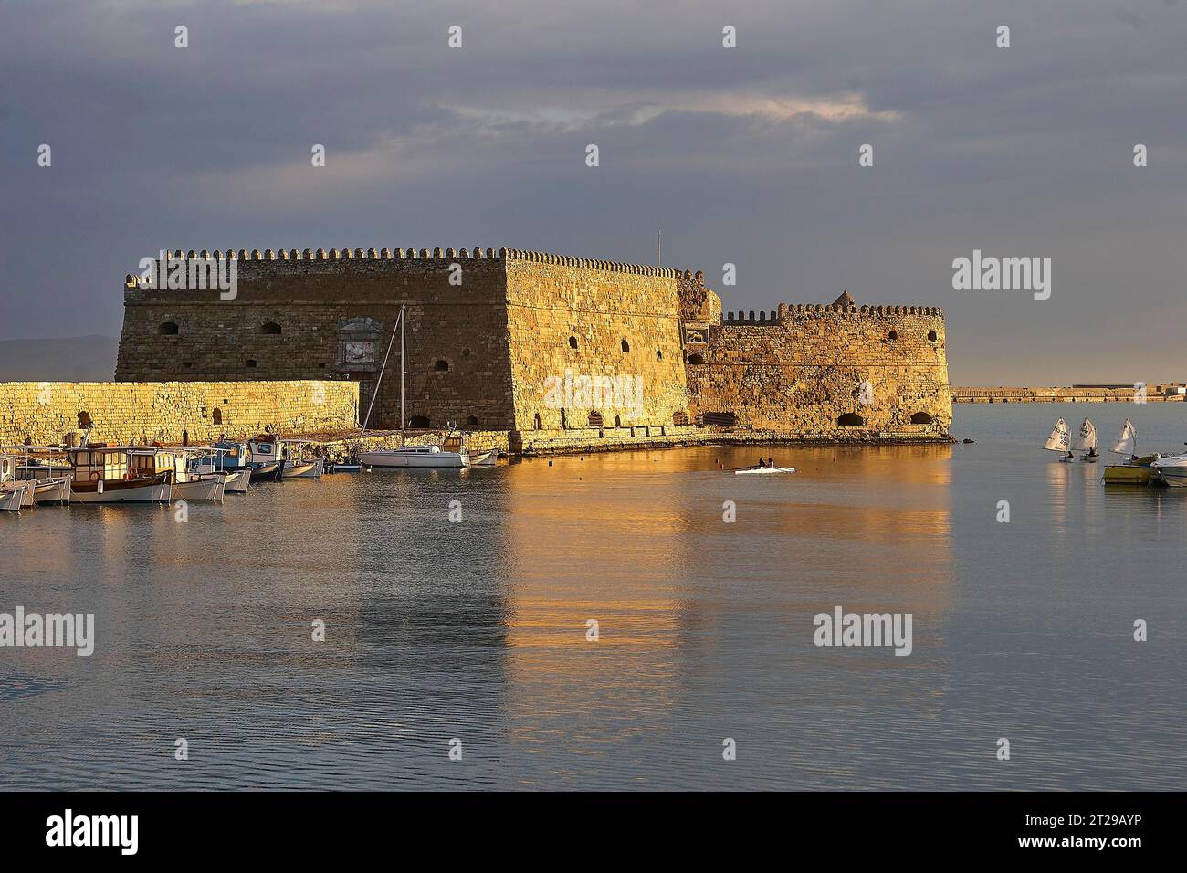 Morosini Fortress, Venetian Sea Fortress, St Mark's Lion, Rowing Boat ...