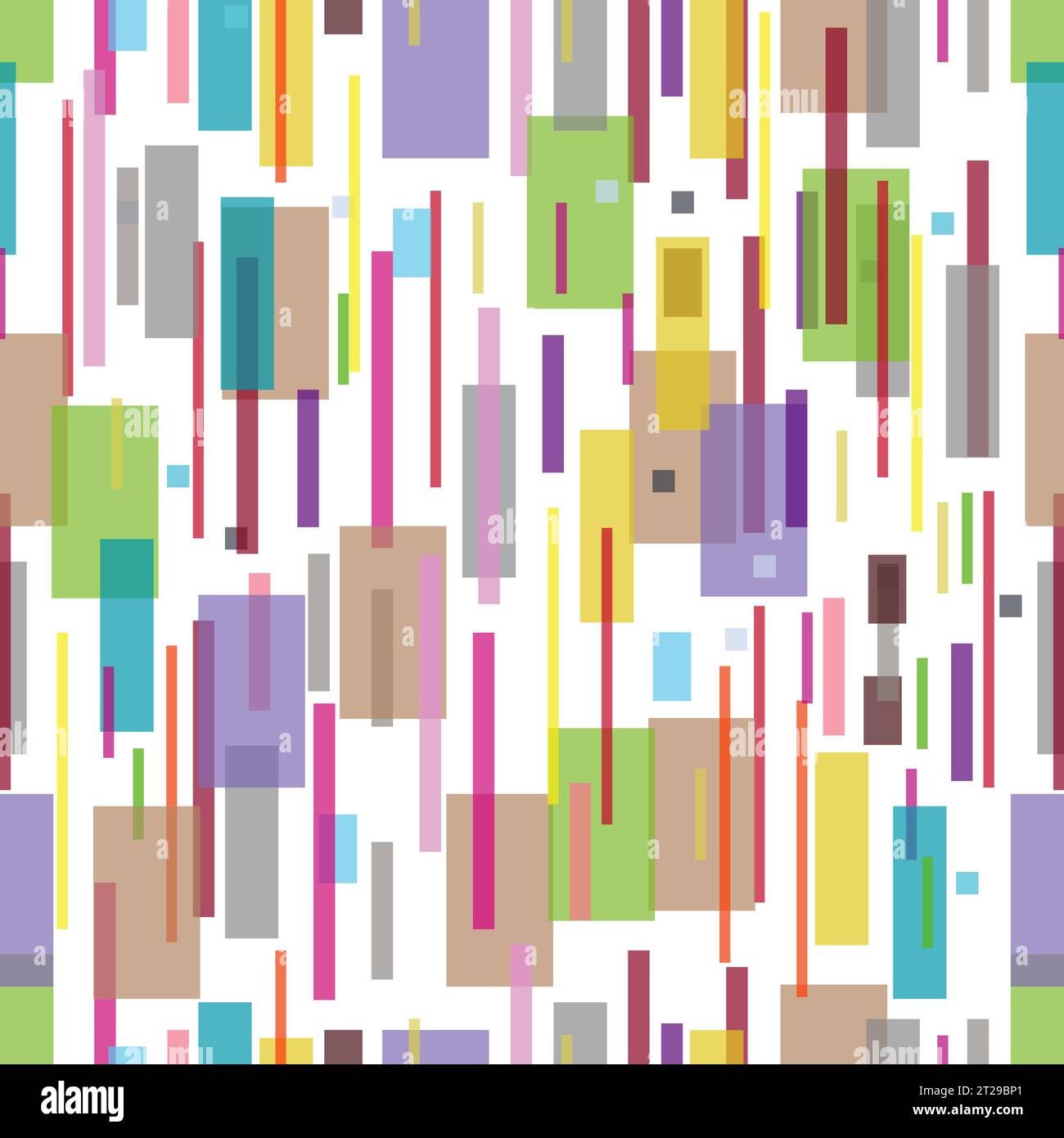 Seamless squares stripes pattern Stock Vector Images - Alamy