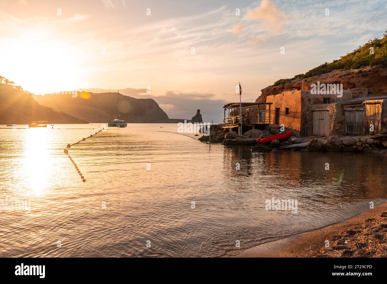 Benirras beach in the north of Ibiza, the same to watch the sunset ...