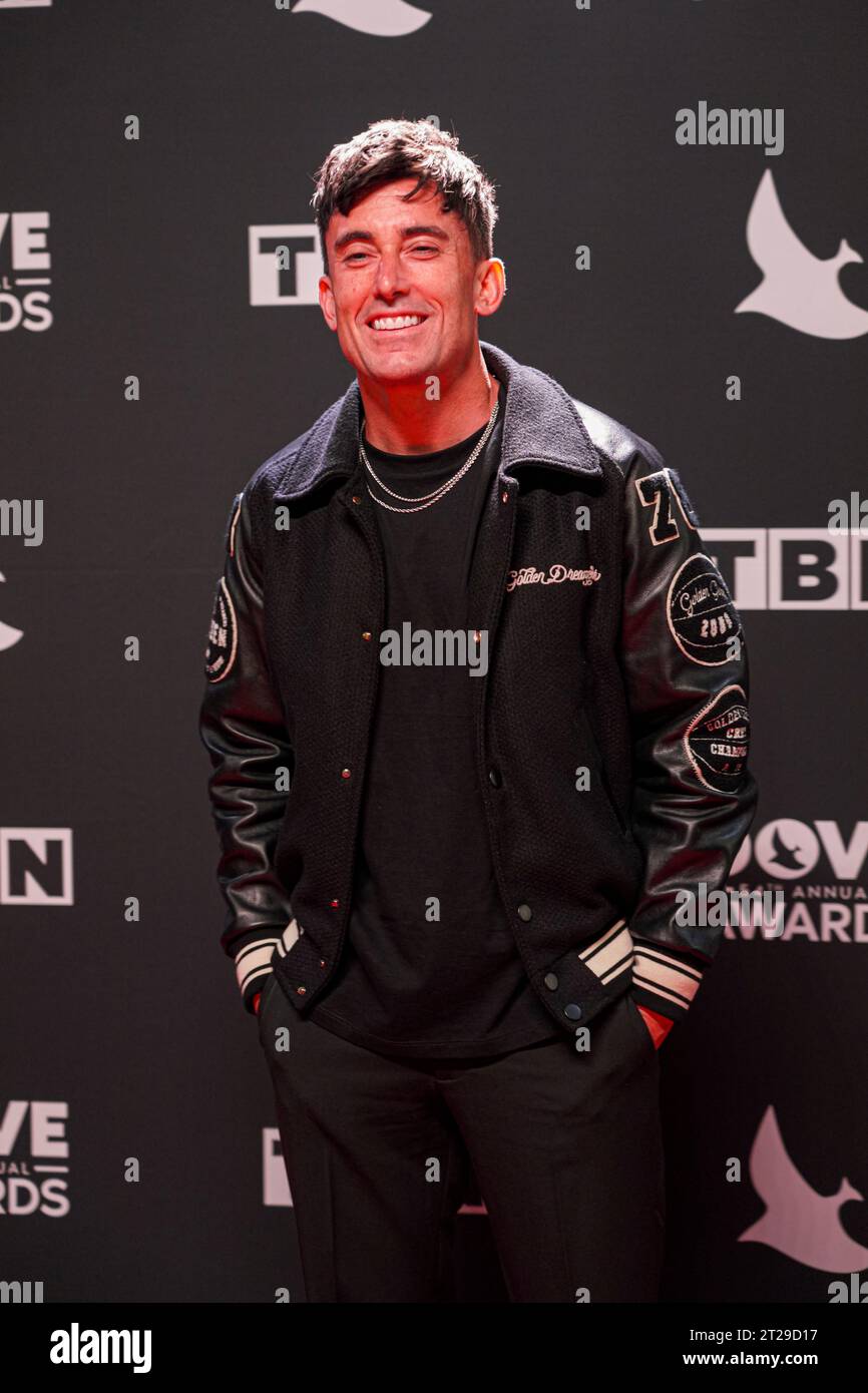 Nashville, Tennessee, USA, October 17, 2023. Phil Wickham On the red ...