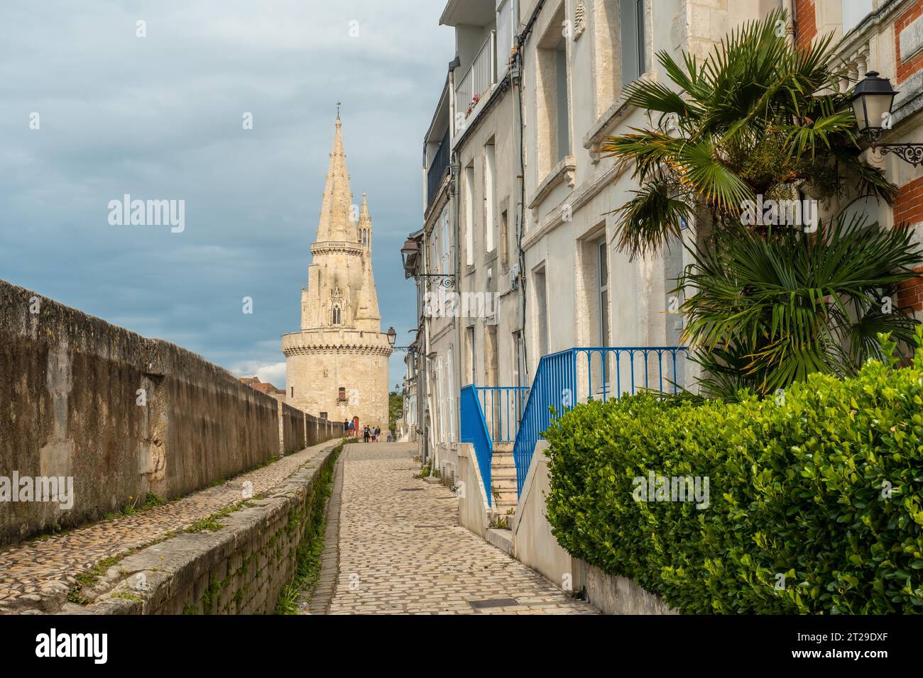 The Lantern Tower of La Rochelle in the medieval old town. La Rochelle ...