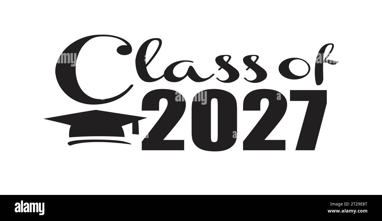 Seniors Class Of 2027 Vector, Tshirt Design Stock Vector Image & Art ...
