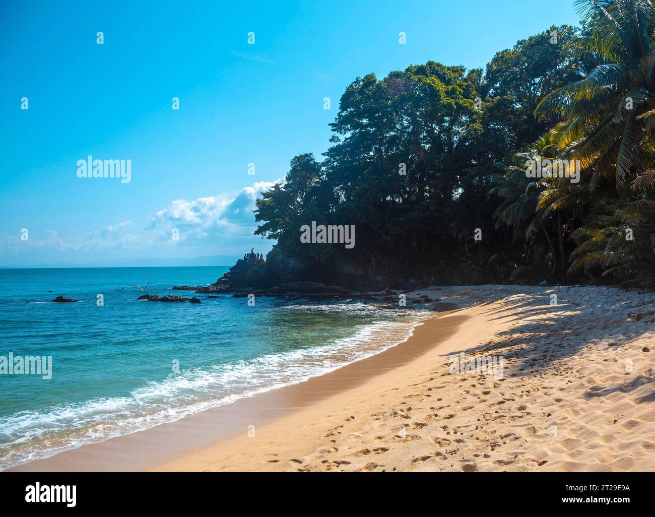 Beautiful paradisiacal beach called Cocalito in Punta de Sal, Tela ...