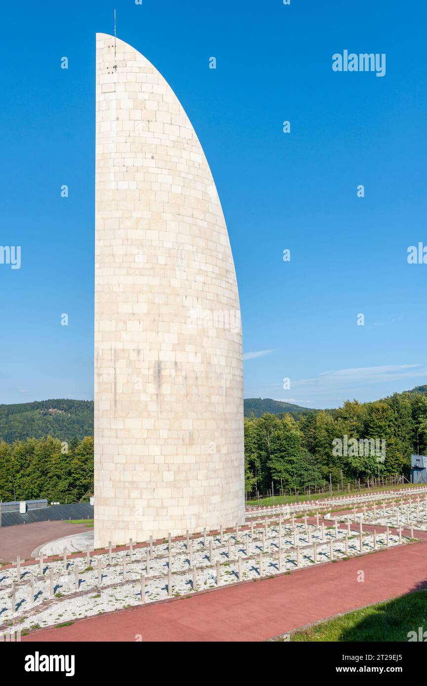 Lighthouse of Remembrance, memorial in former Natzweiler-Struthof ...