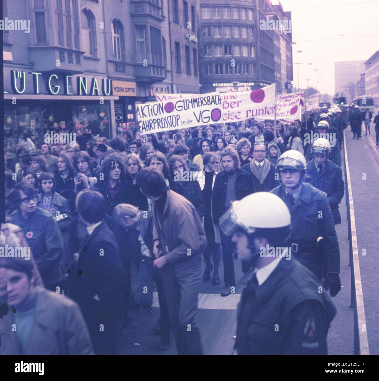 DEU, Germany: The historical colour photos from the times of the 1970s ...