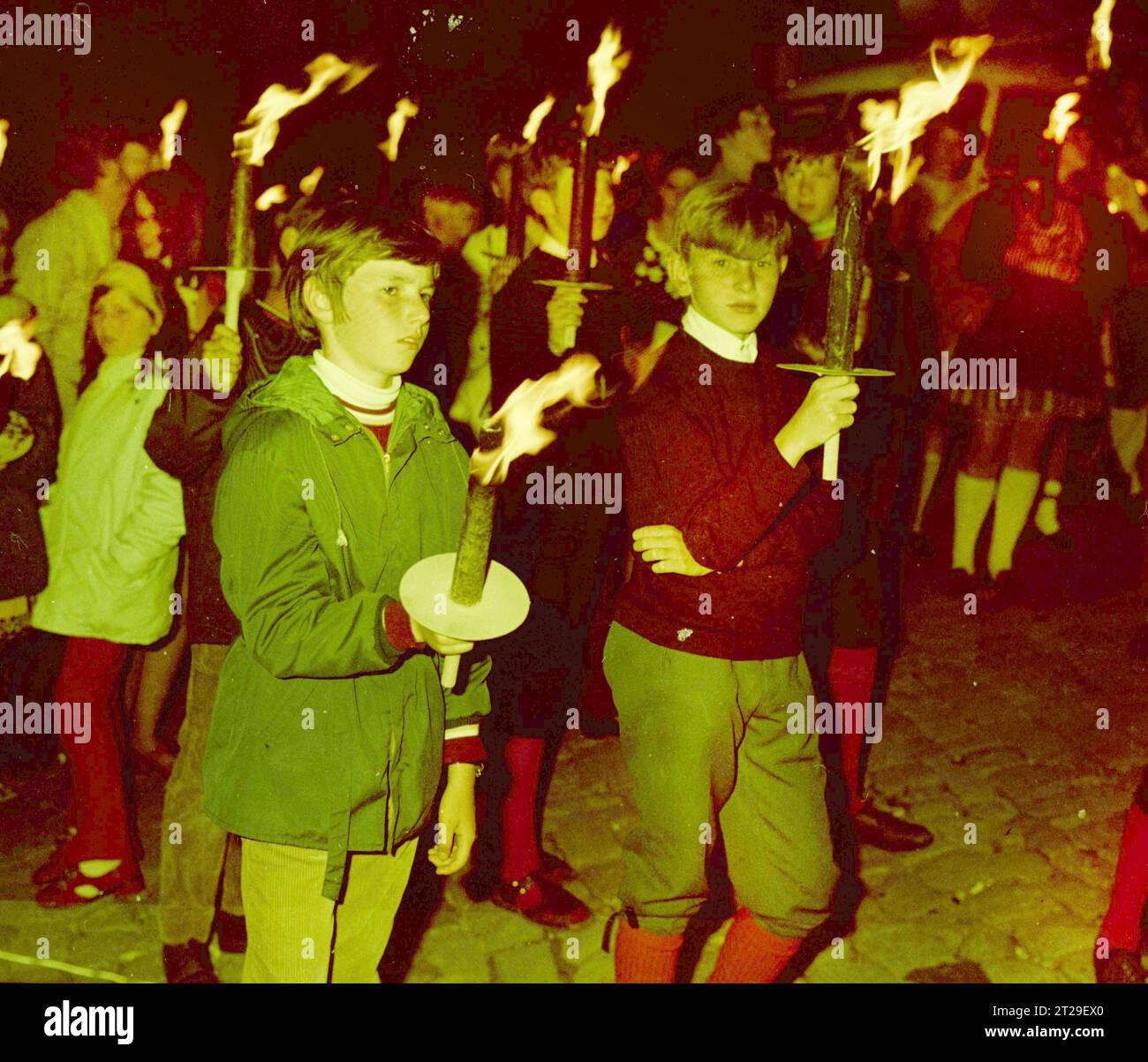 DEU, Germany: The historical colour photos from the times of the 1970s ...