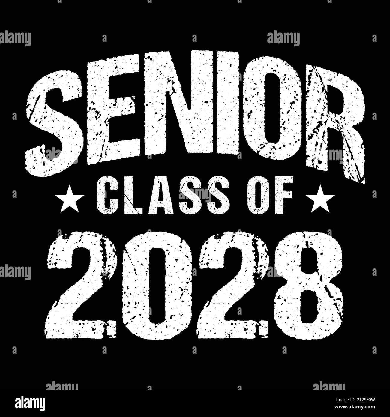 Seniors Class Of 2028 Vector, Tshirt Design Stock Vector Image & Art ...