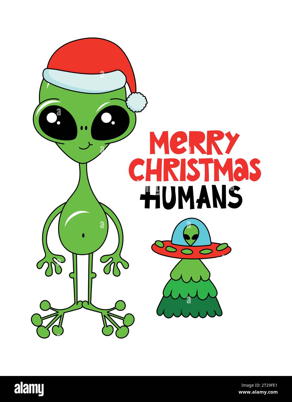 Weird christmas face Stock Vector Images - Alamy