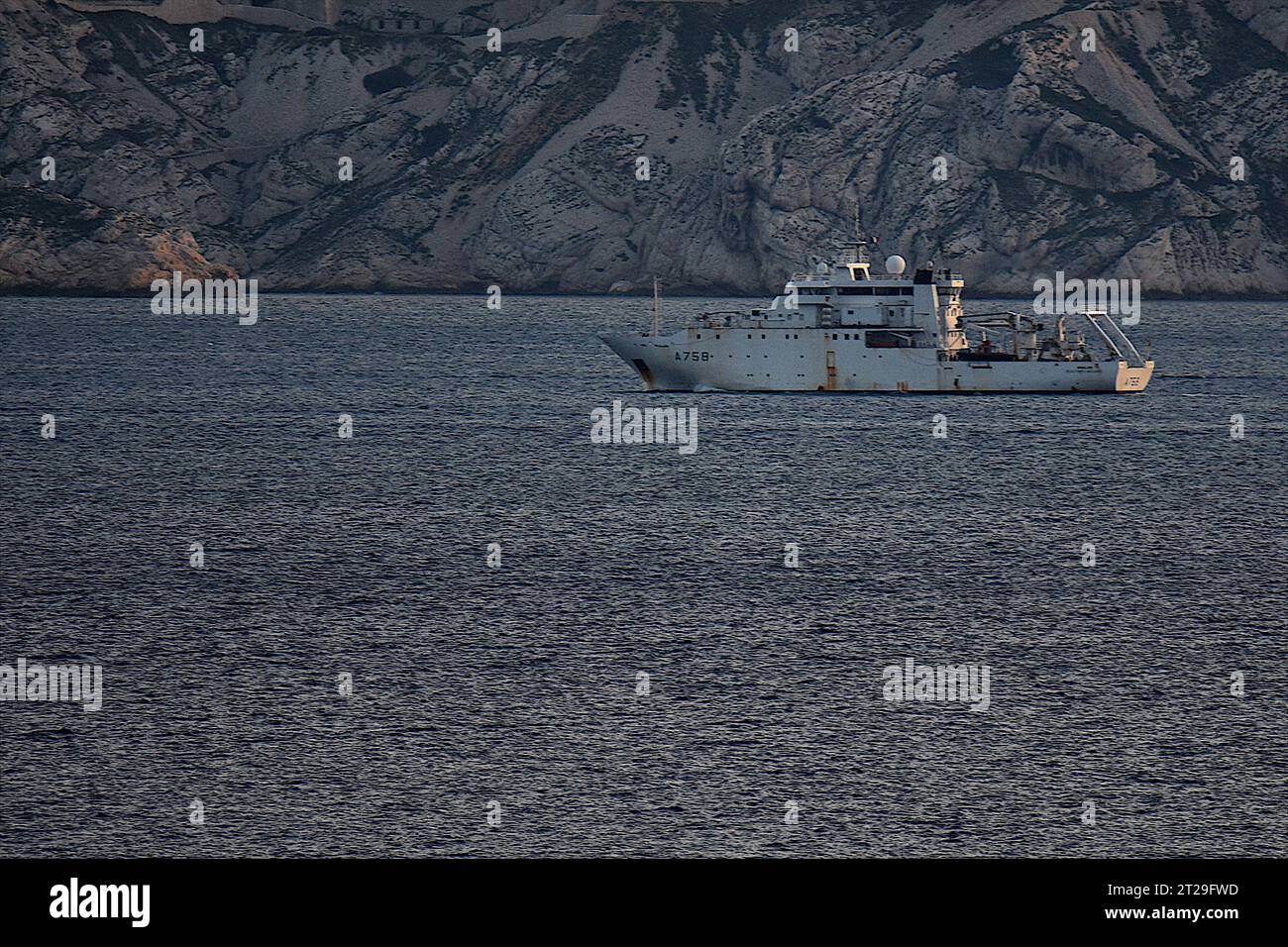 Marseille, France. 17th Oct, 2023. The hydrographic and oceanographic ...