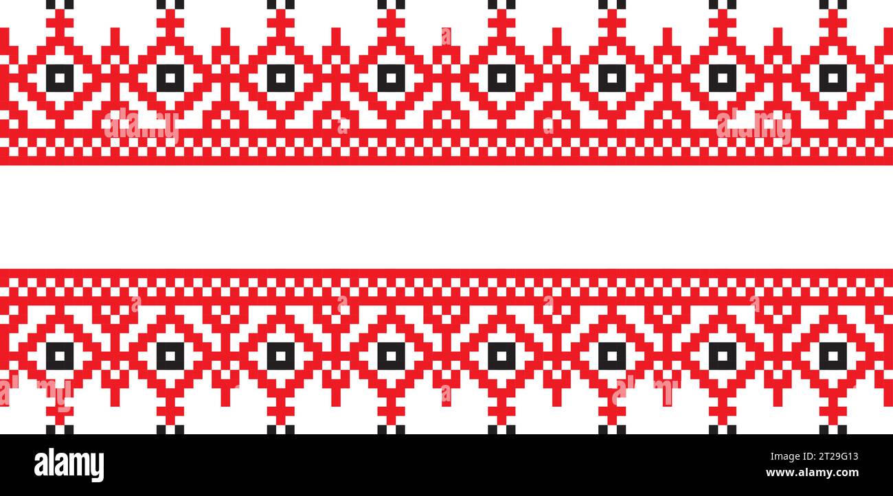 Embroidered pattern on transparent background Stock Vector Image & Art ...