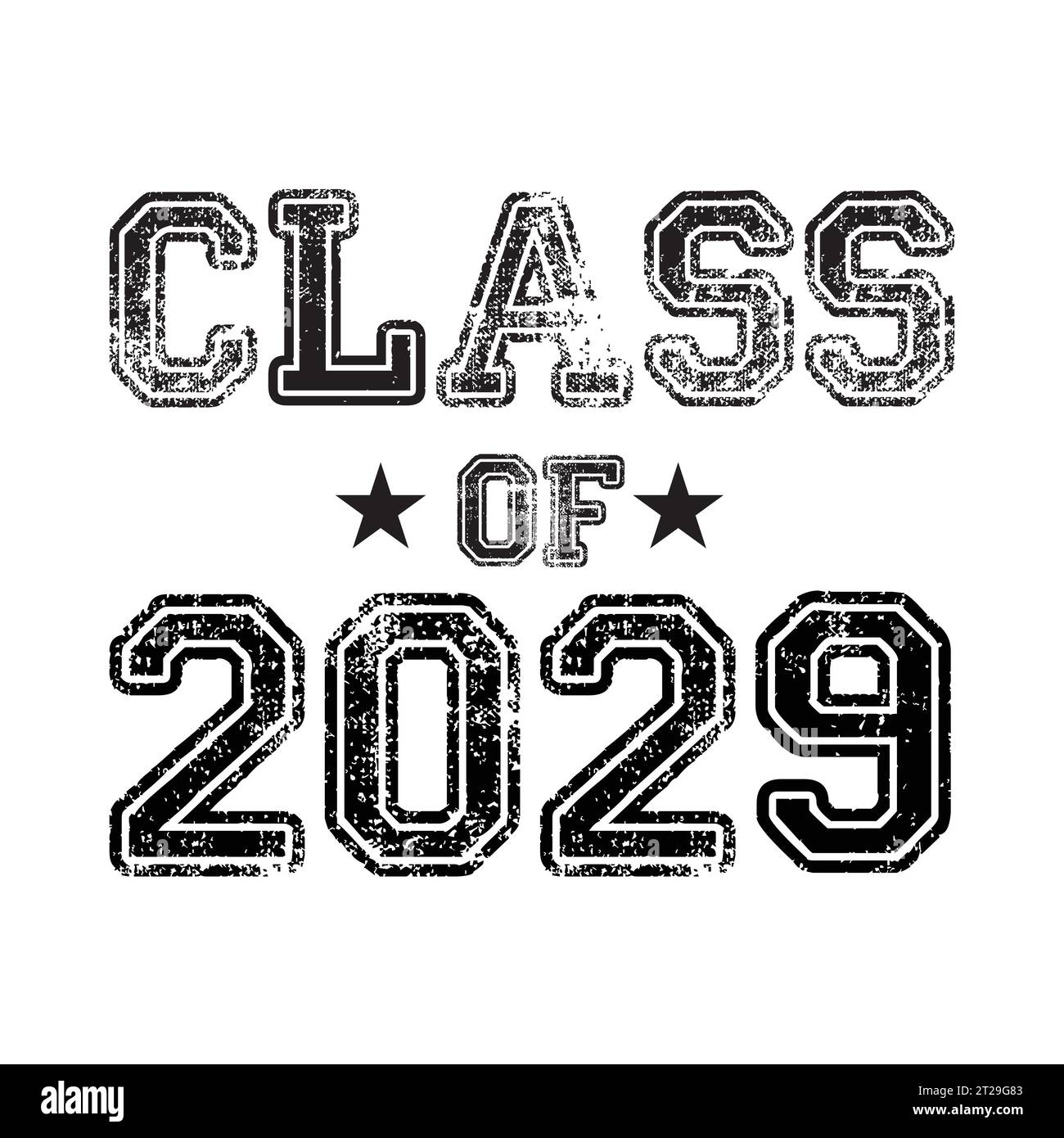 Class Of 2029 Vector, Tshirt Design Stock Vector Image & Art - Alamy